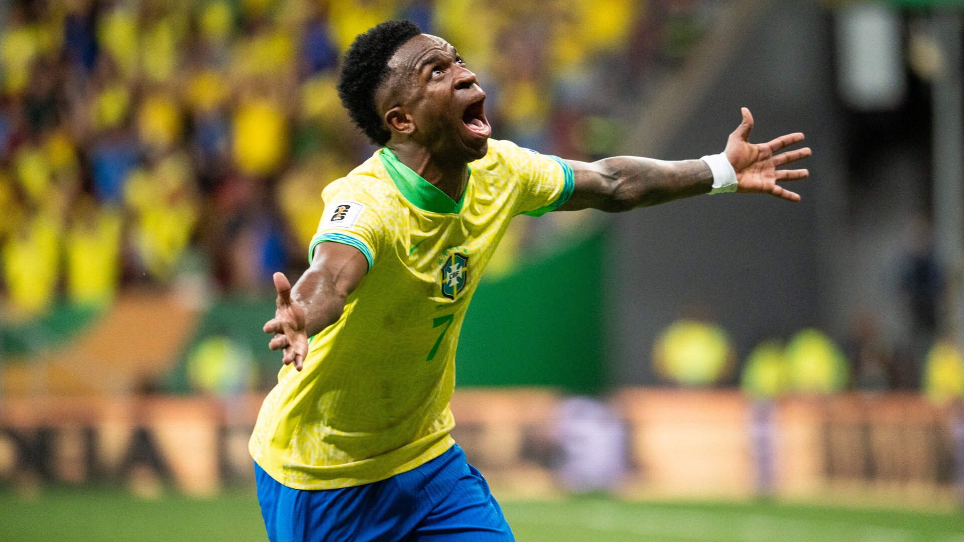 Brazil 2-1 Colombia: Vinicius Junior the hero deep in stoppage time