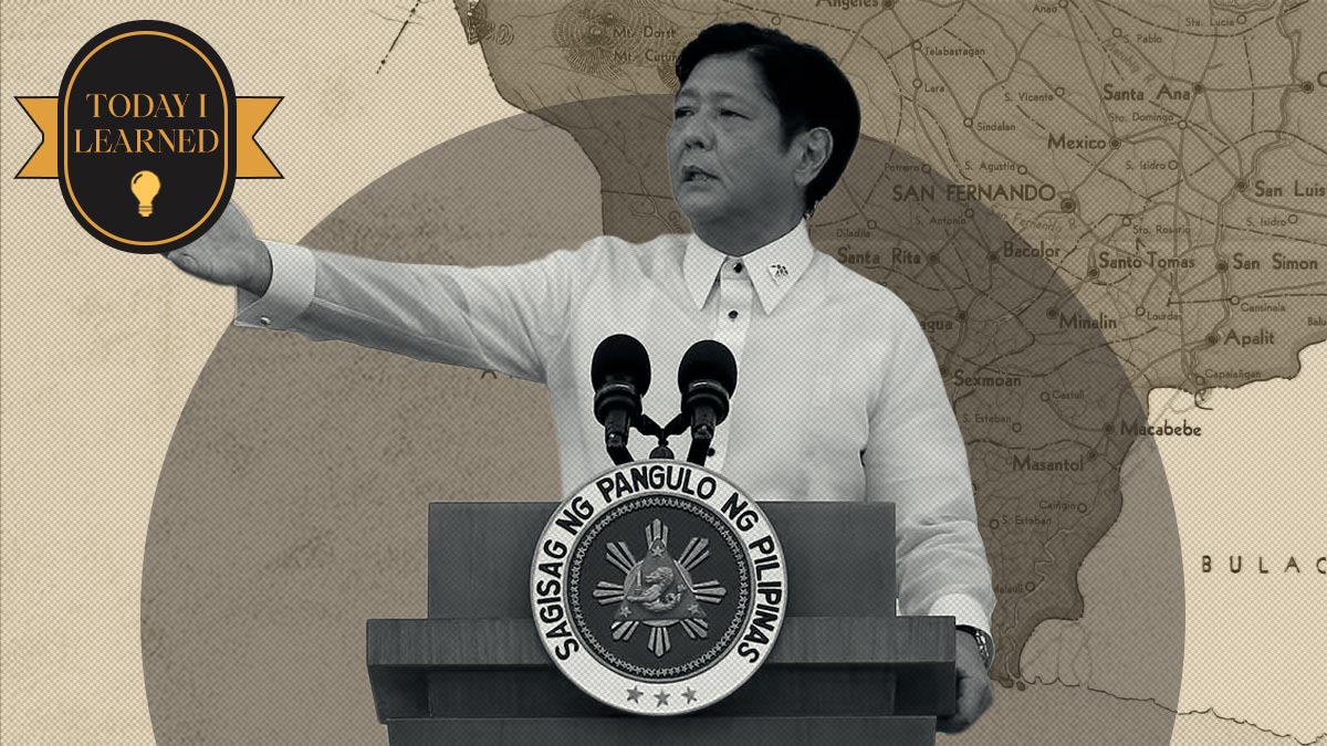 Today I Learned: Why BBM Vetoed a Bill Declaring Pampanga as the PH's ...