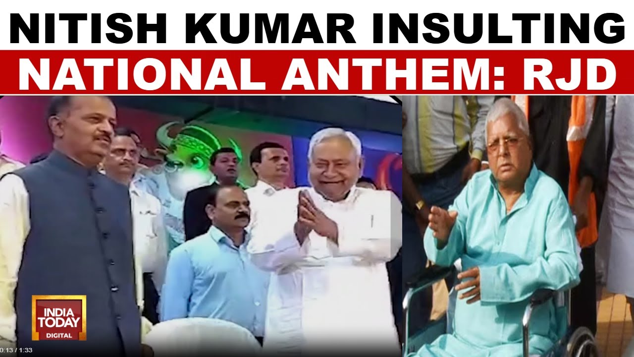 Bihar Chief Minister Nitish Kumar caught on camera laughing during ...