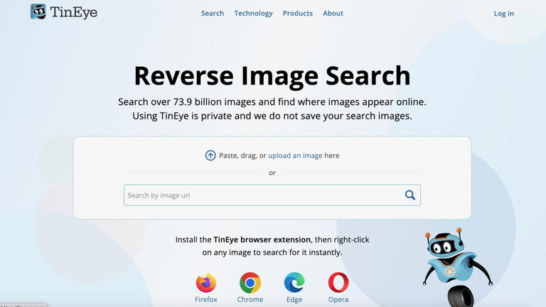 I like this reverse image search service the most