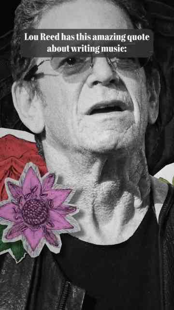 Lou Reed only needs two chords.