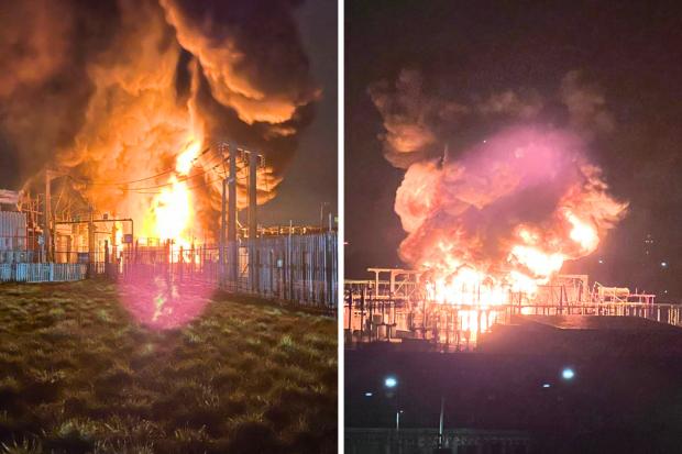 Shocking pictures from 'massive explosion' scene that closed Heathrow ...
