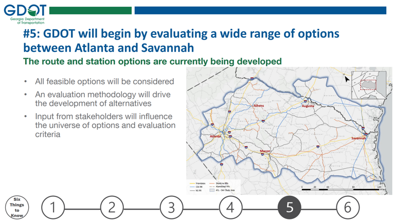 GDOT spearheading Savannah-to-Atlanta passenger rail study