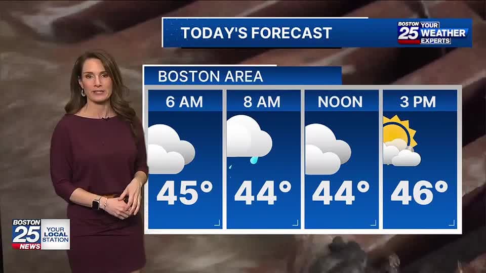 Boston 25 Morning Forecast