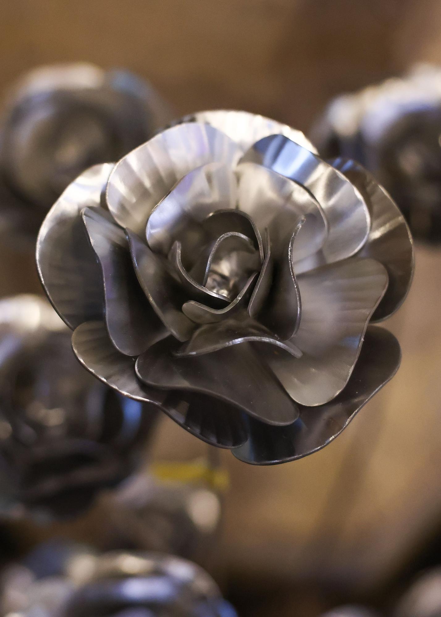 Sheffield charity's steel roses are international hit - and perfect for ...
