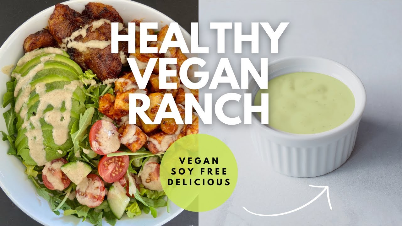 Vegan Ranch Dressing | Healthy, Creamy & Dairy-Free Hemp Seed Ranch Recipe