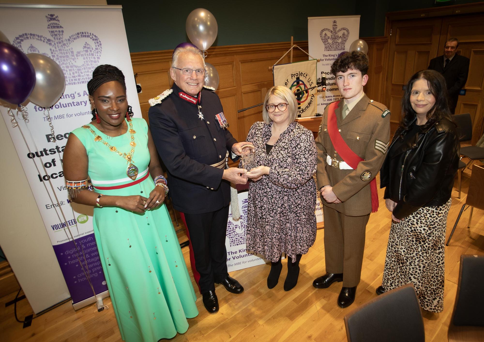 Ulster Project Derry receives The King’s Award for Voluntary Service