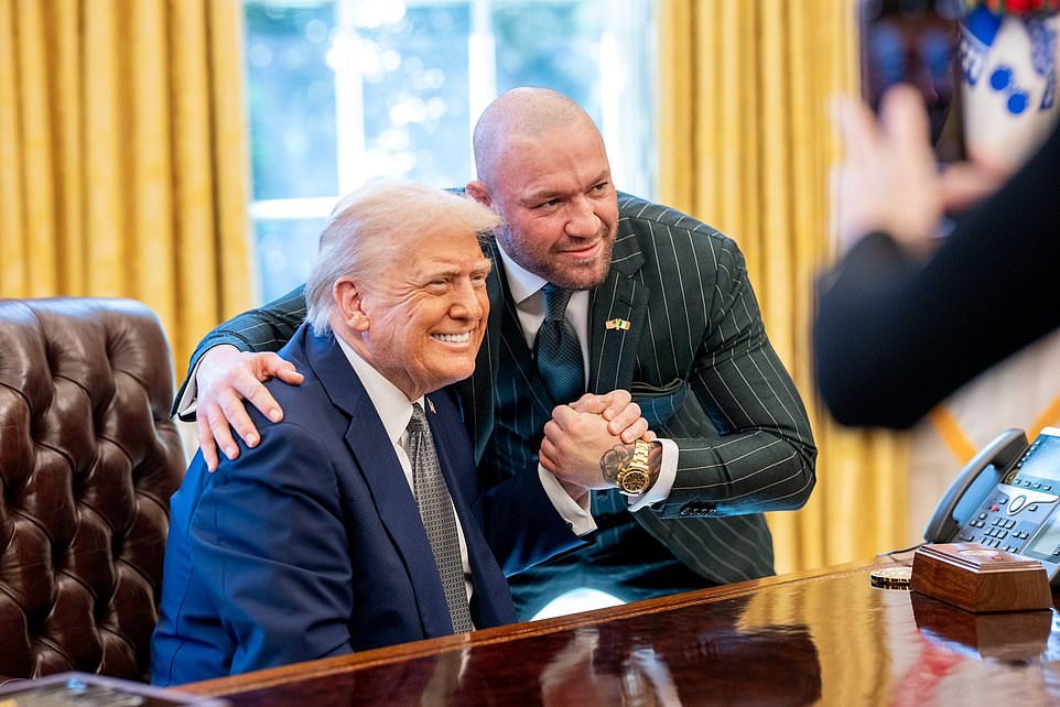 Conor McGregor 'will run for president' after meeting with Trump