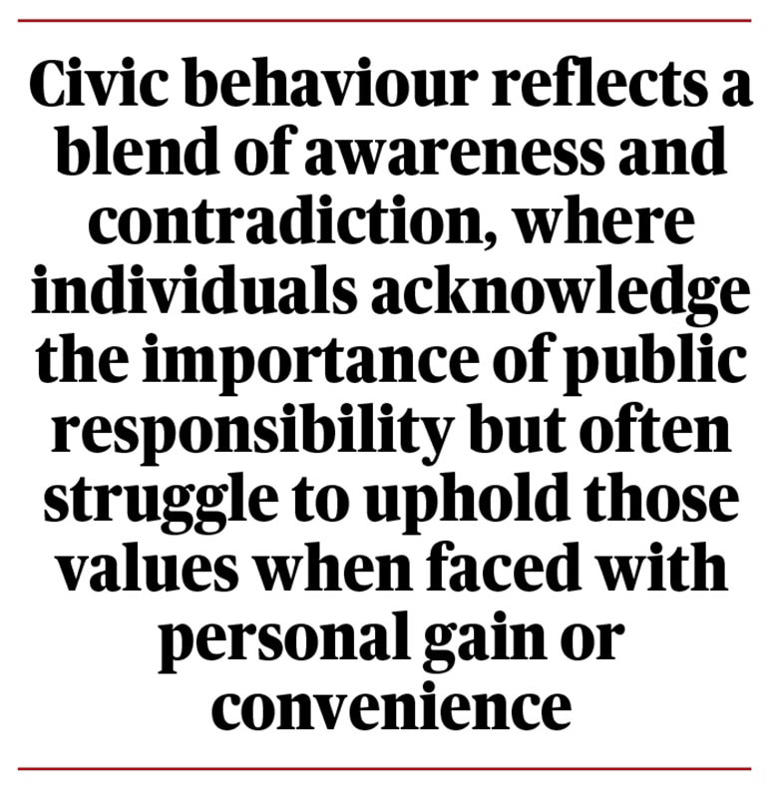 Civic behaviour | Gauging the conscience quotient