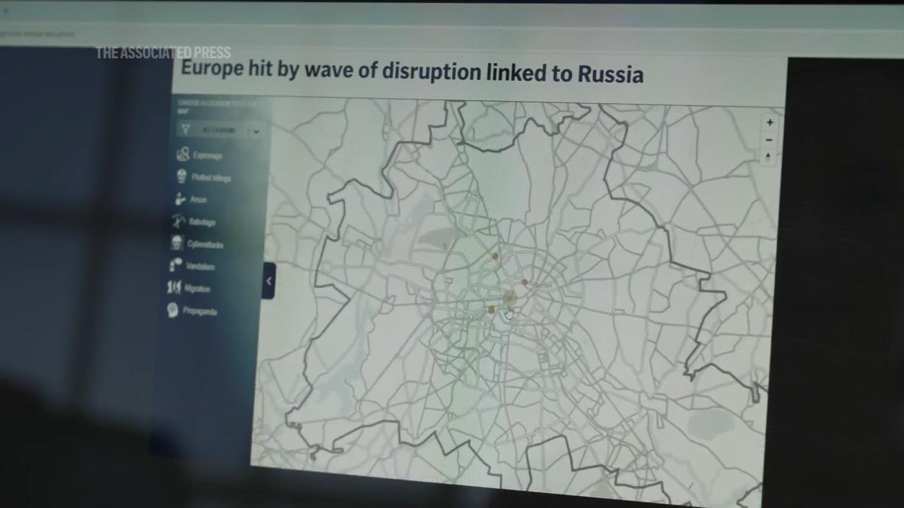 This AP map shows sabotage across Europe that has been blamed on Russia ...