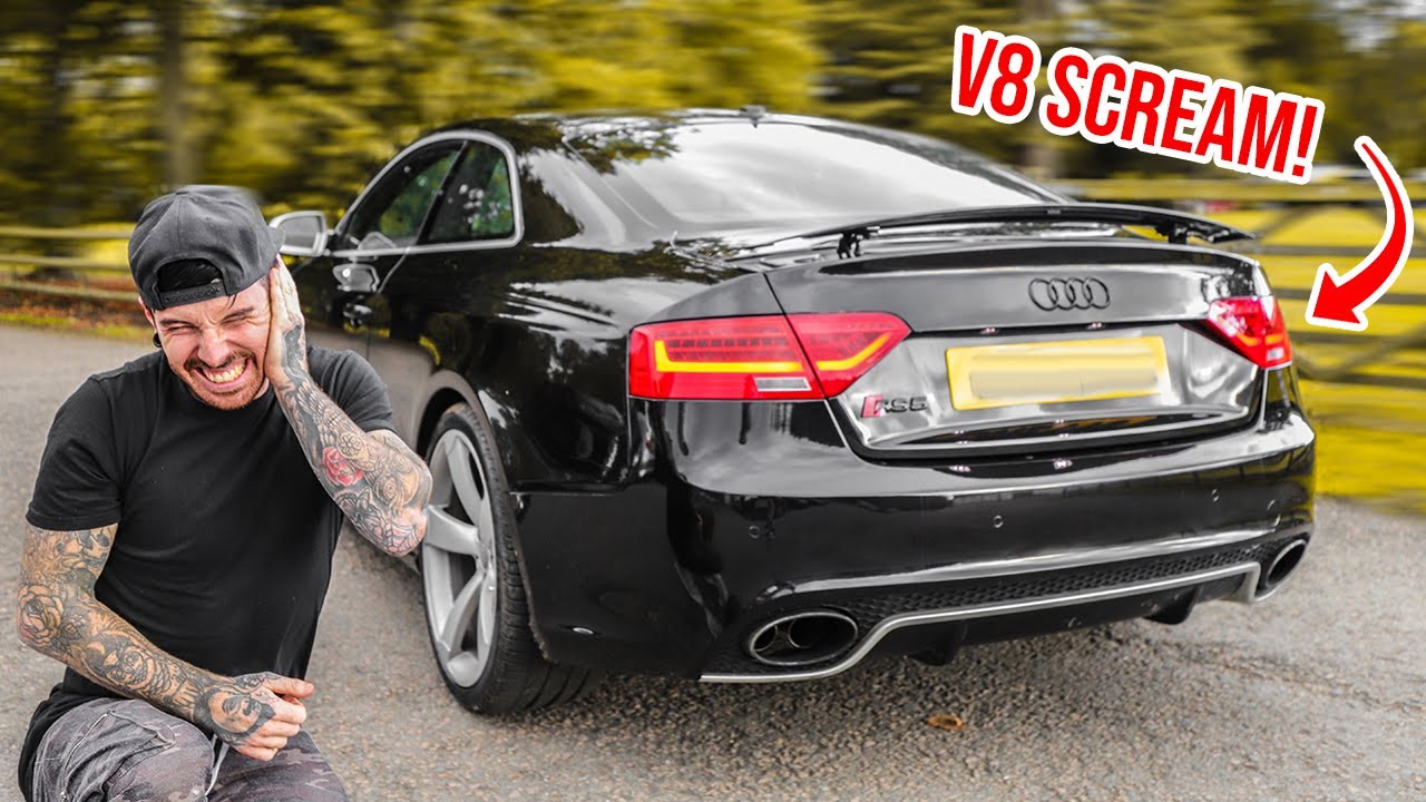 I FITTED AN INSANE EXHAUST TO THE WRECKED AUDI RS5