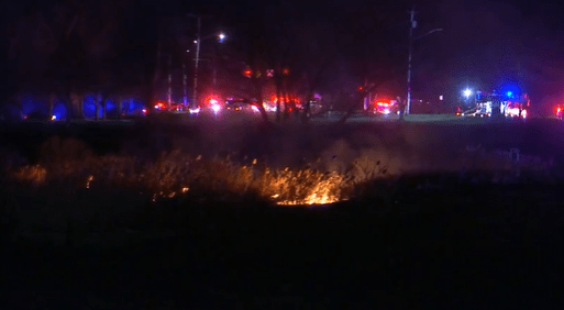 Syracuse woman recounts large brush fire that erupted outside her home