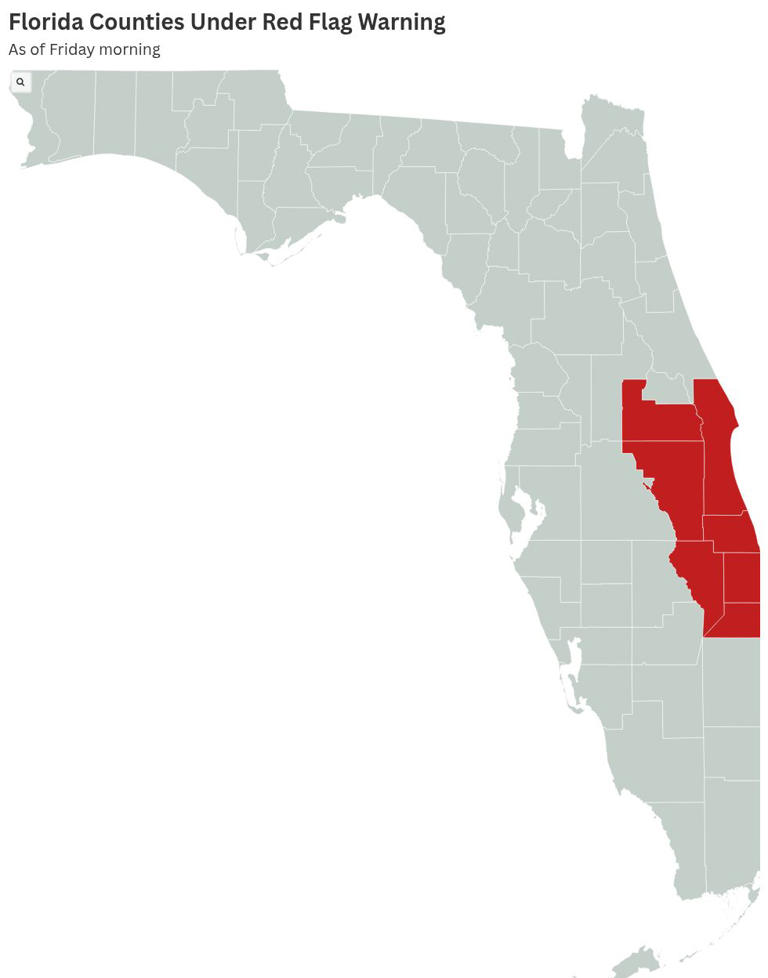 Florida Wildfire Map Shows Blazes Raging After Roads Severed
