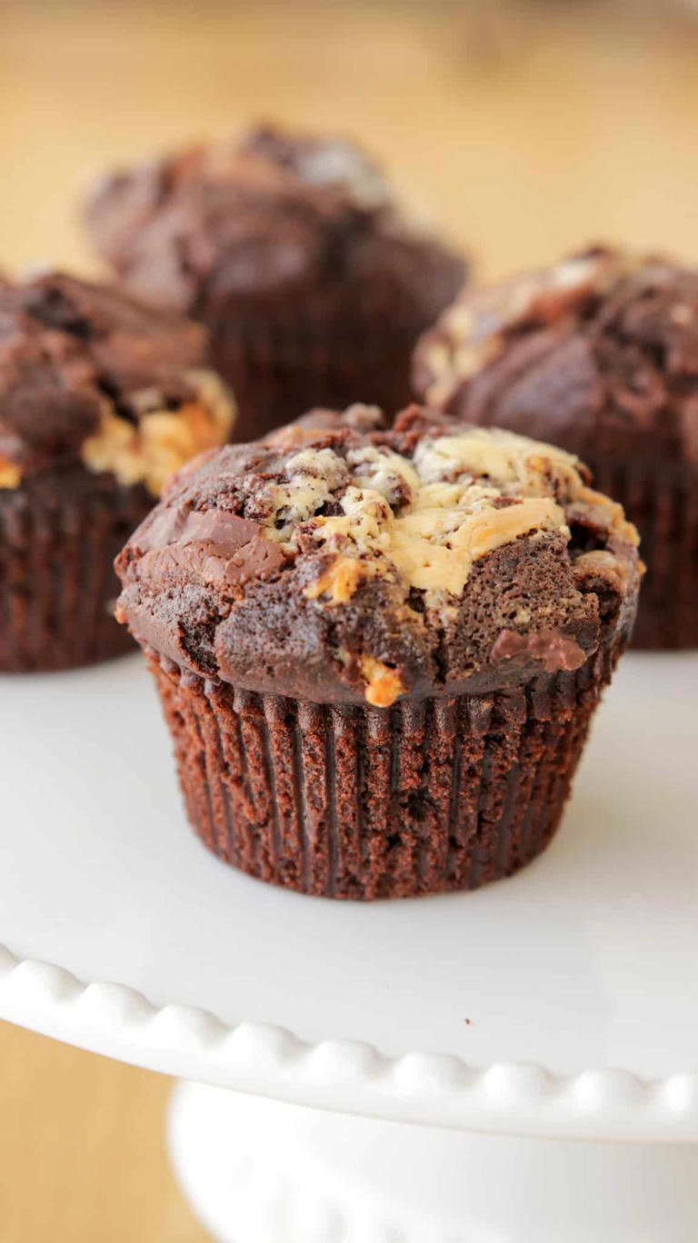 Triple Chocolate Chip Muffins