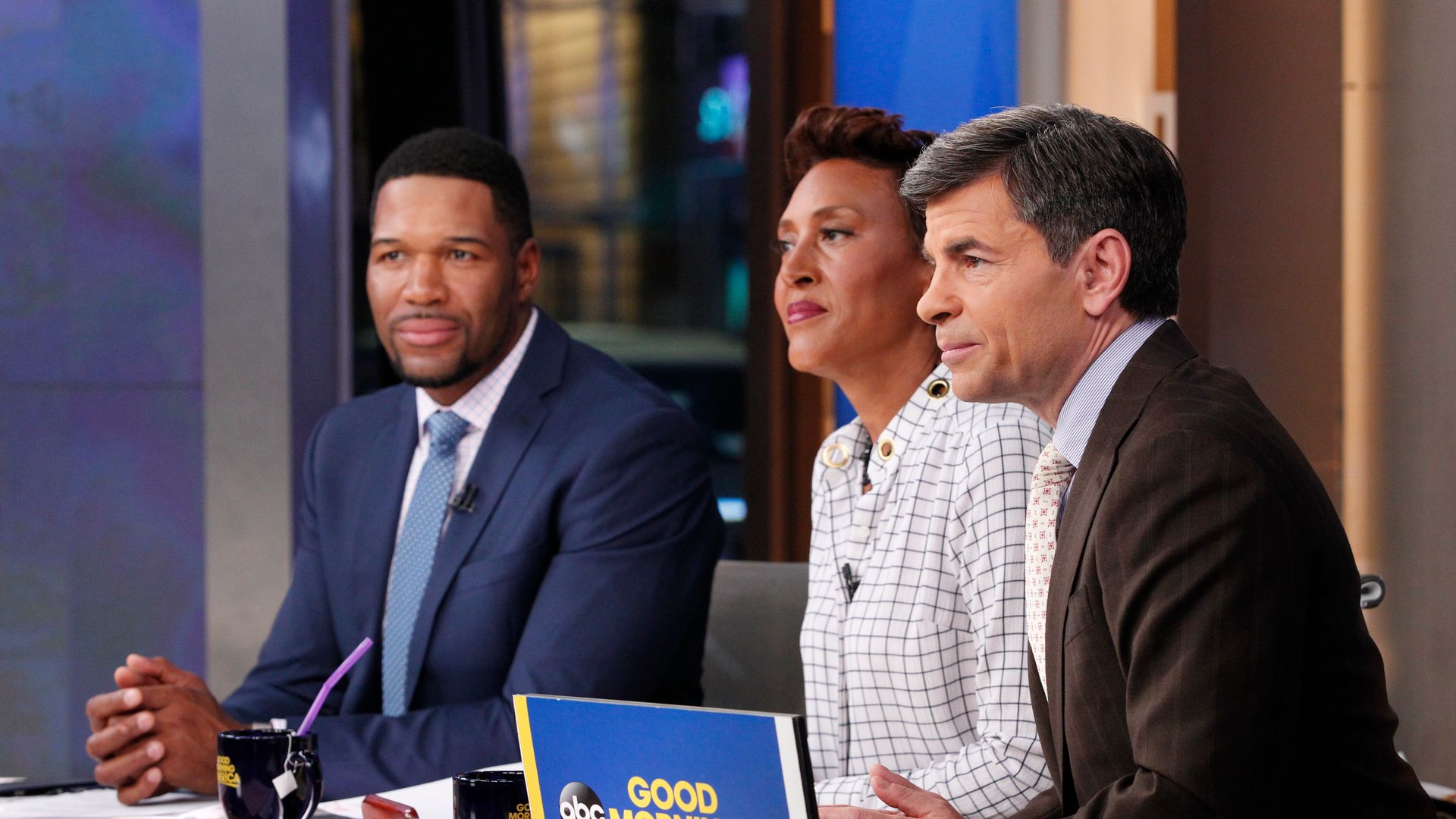 George Stephanopoulos hosts GMA with alternative team in reshuffle as ...