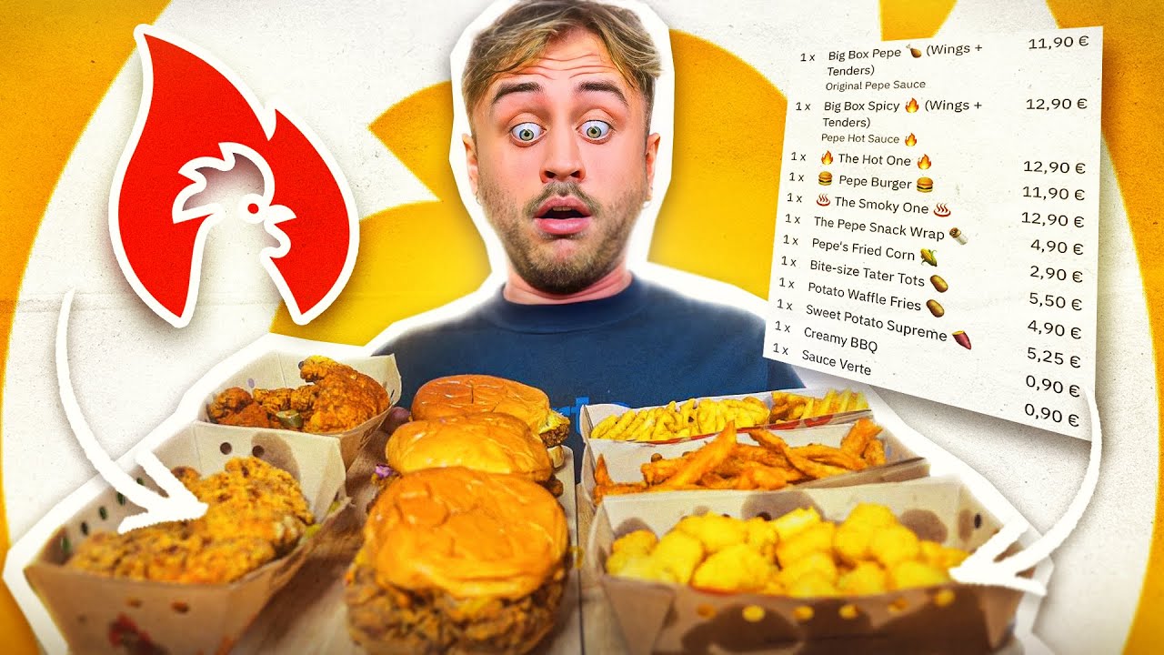 Je commande TOUTE LA CARTE de PEPE CHICKEN 🤯