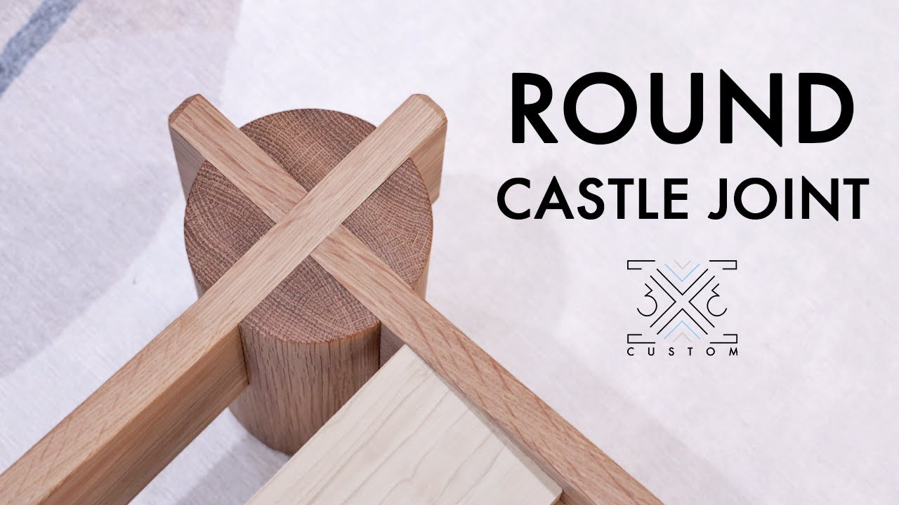 Building a Bed with ROUND Castle Joints