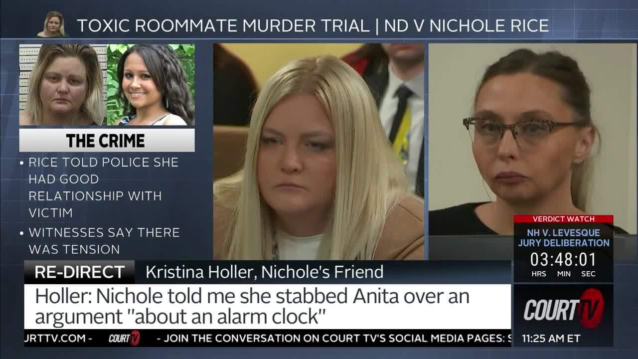 Friend: Nichole Rice Told Me She Stabbed Anita Over an Alarm Clock