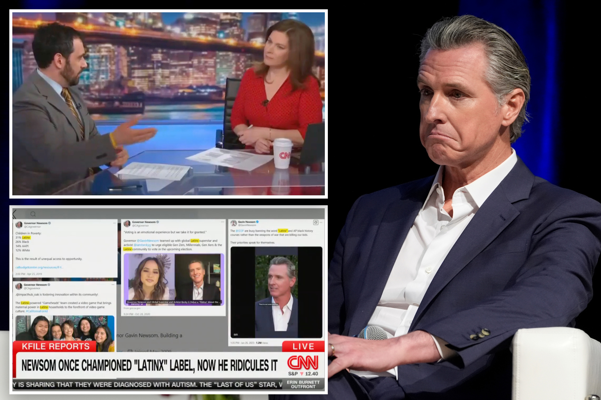 CNN’s Erin Burnett shreds Gov. Gavin Newsom for attempt to appeal to ...