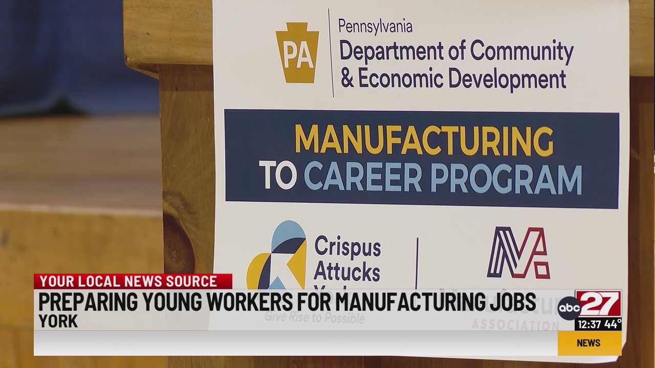 Preparing young workers for manufacturing jobs