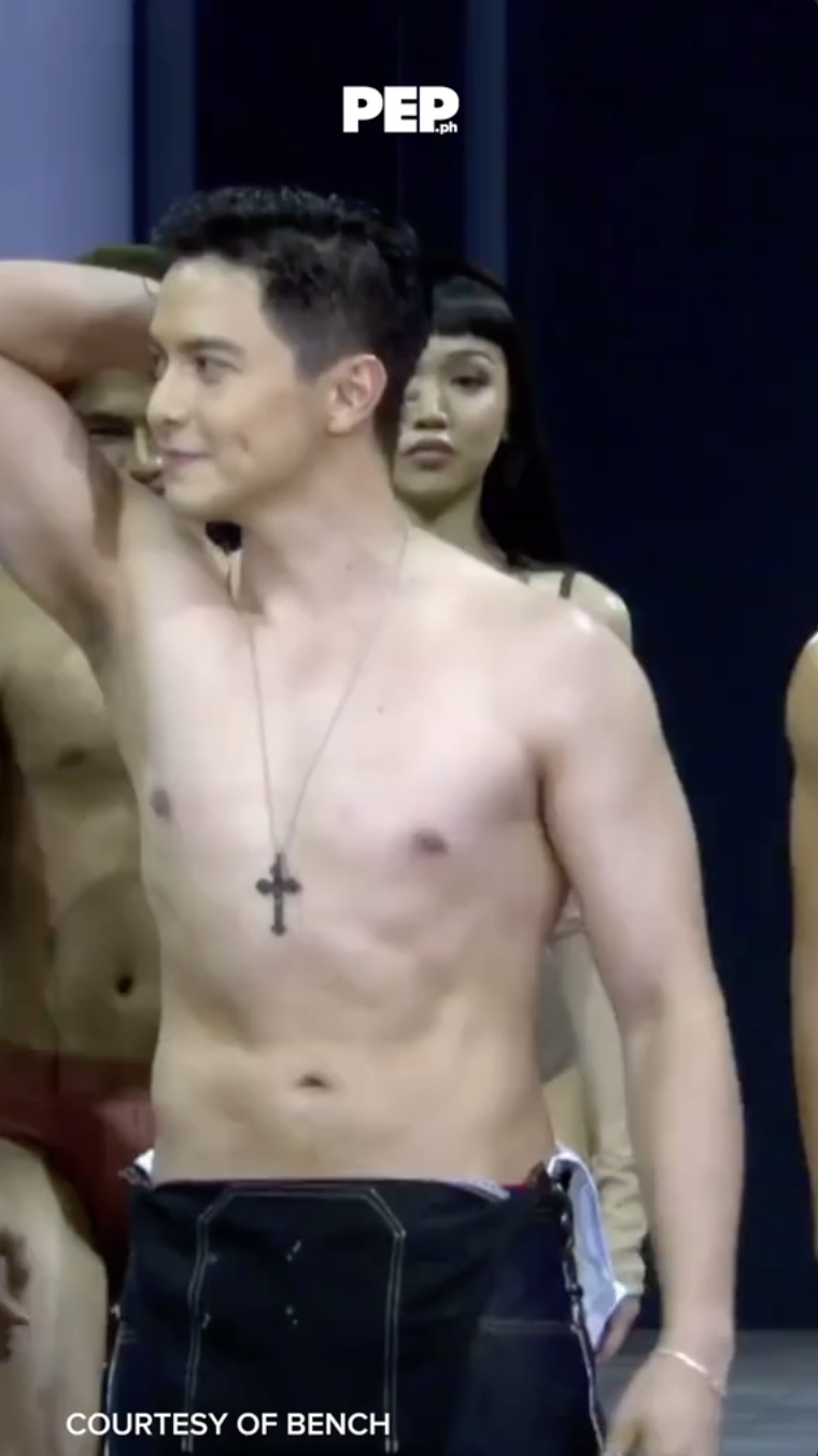 Alden Richards at the Bench Body of Work Underwear show
