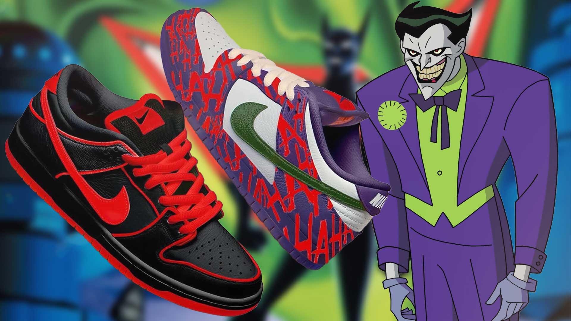 This “Batman Beyond: Return Of The Joker” Nike SB Dunk Low Is Hot