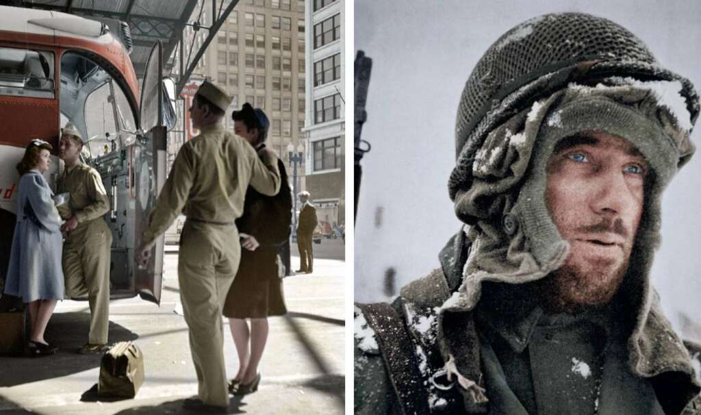The War Years Reimagined: Colorized Photos From the Forties