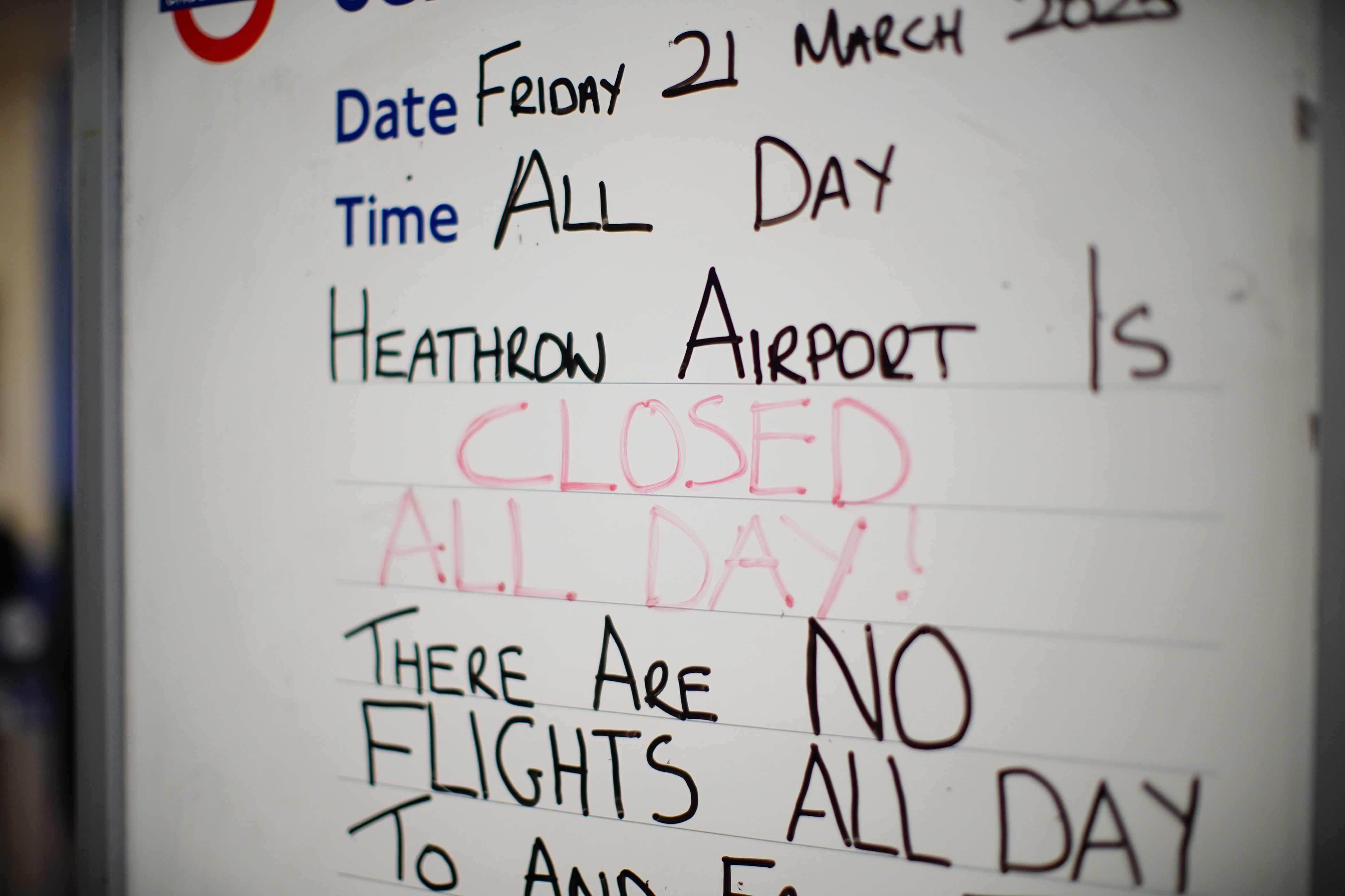 London's Heathrow airport closure impact revealed in one stunning graphic