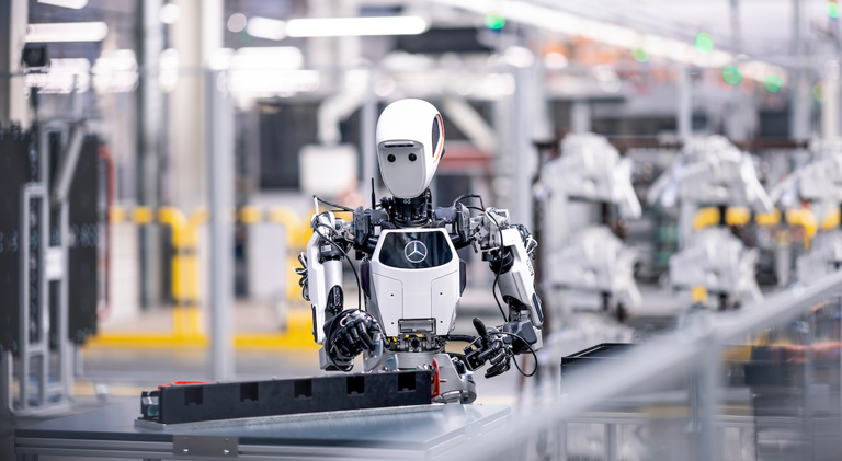 Apollo, el robot de Mercedes-Benz para fabricar motores eléctricos de AMG