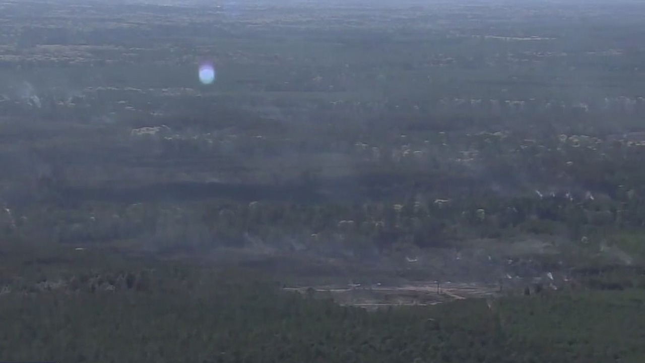 Pauline Road Fire contained, no longer spreading