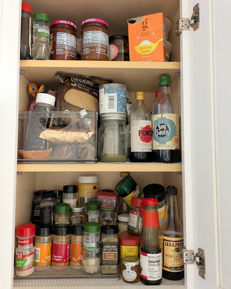 I Tried the "Chaos Method" to Declutter My Messy Spice Cabinet, and It ...