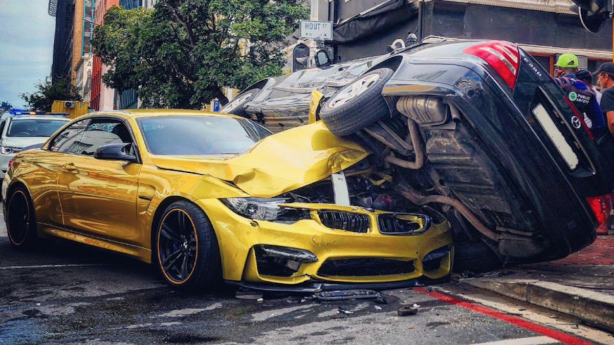 ANOTHER luxury car crash in Cape Town – PICTURE