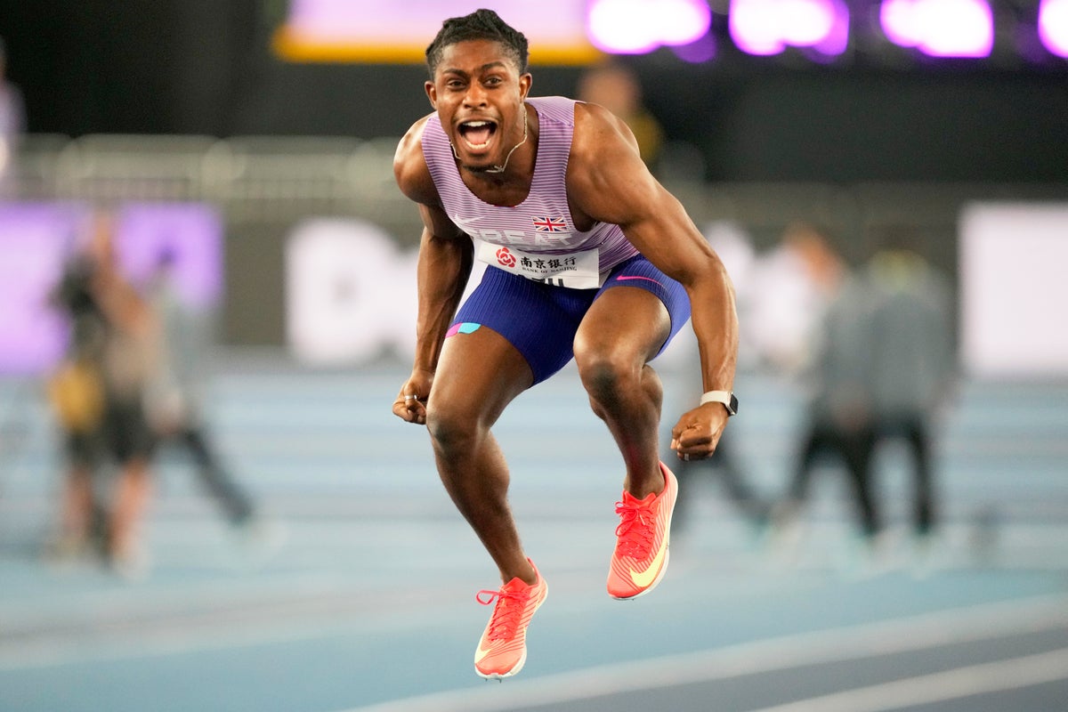 Jeremiah Azu wins first global title after photo finish in men’s 60m ...