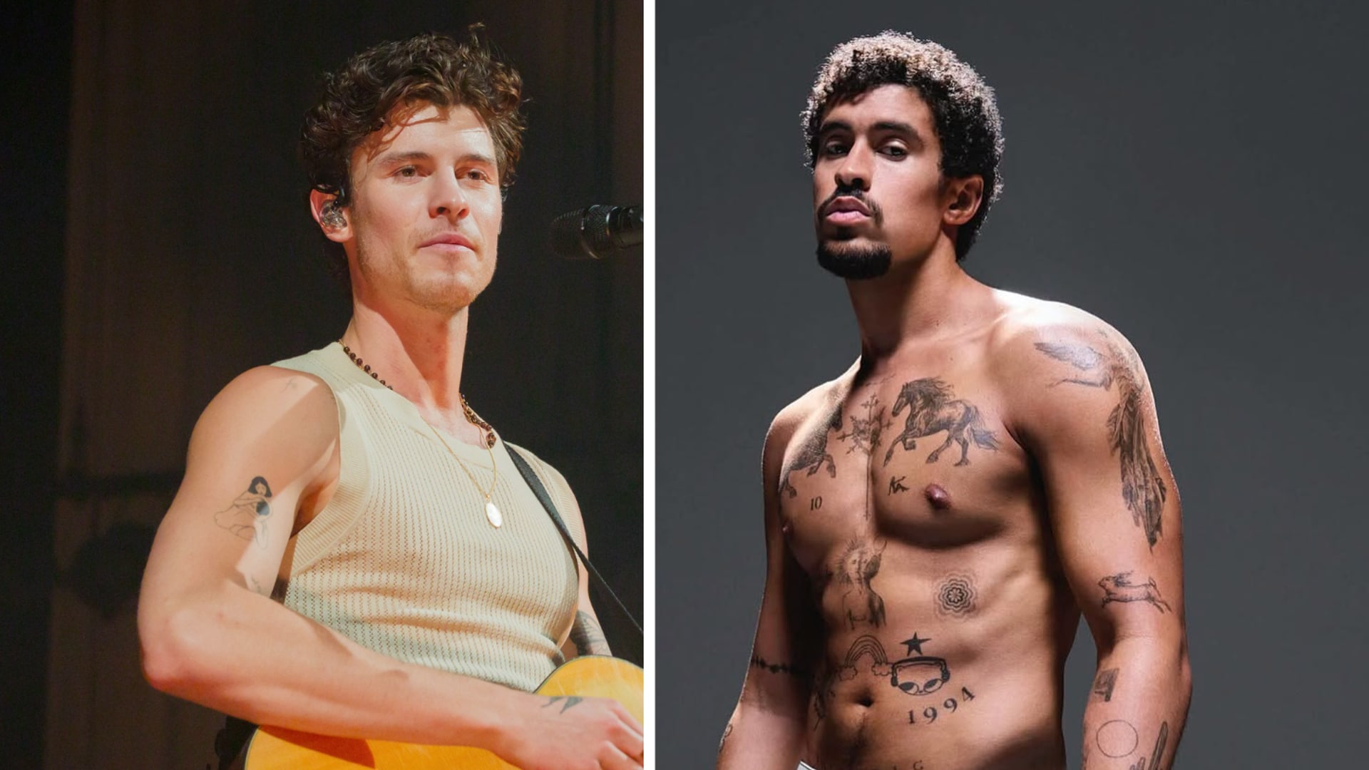 Shawn Mendes calls Bad Bunny 'handsome' in Spanish after underwear ...