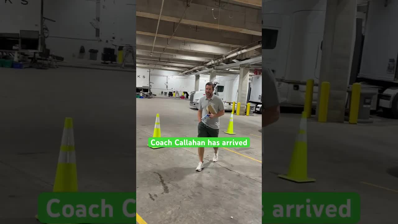 Coach Callahan is in the building #tennessetitans #titansup #football