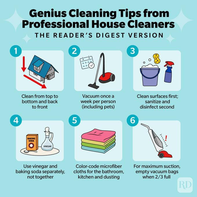 42 Cleaning Tips from People Who Always Have a Spotless Home