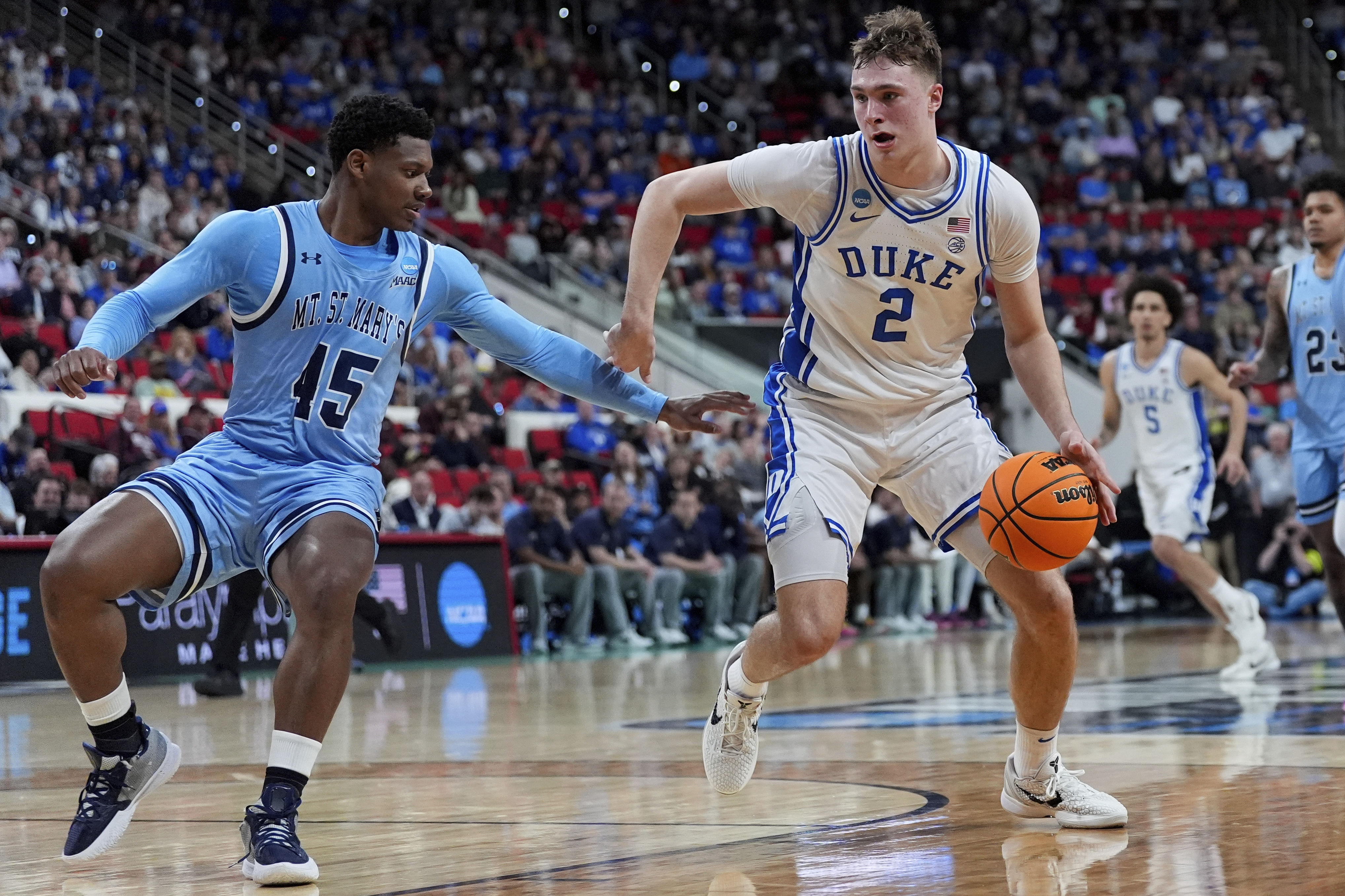 March Madness highlights: Cooper Flagg, Duke roll; upsets prove elusive ...