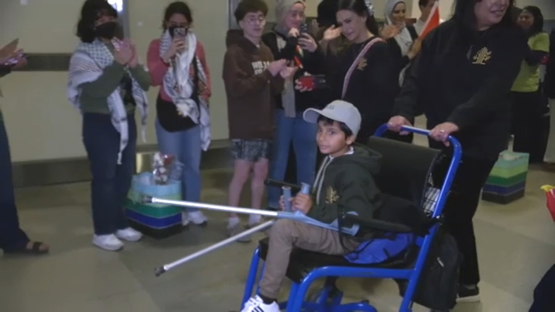 From Gaza to North Carolina: 8-year-old boy gets prosthetic foot after ...