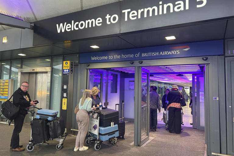 London's Heathrow slowly resumes flights after a fire cut power to ...
