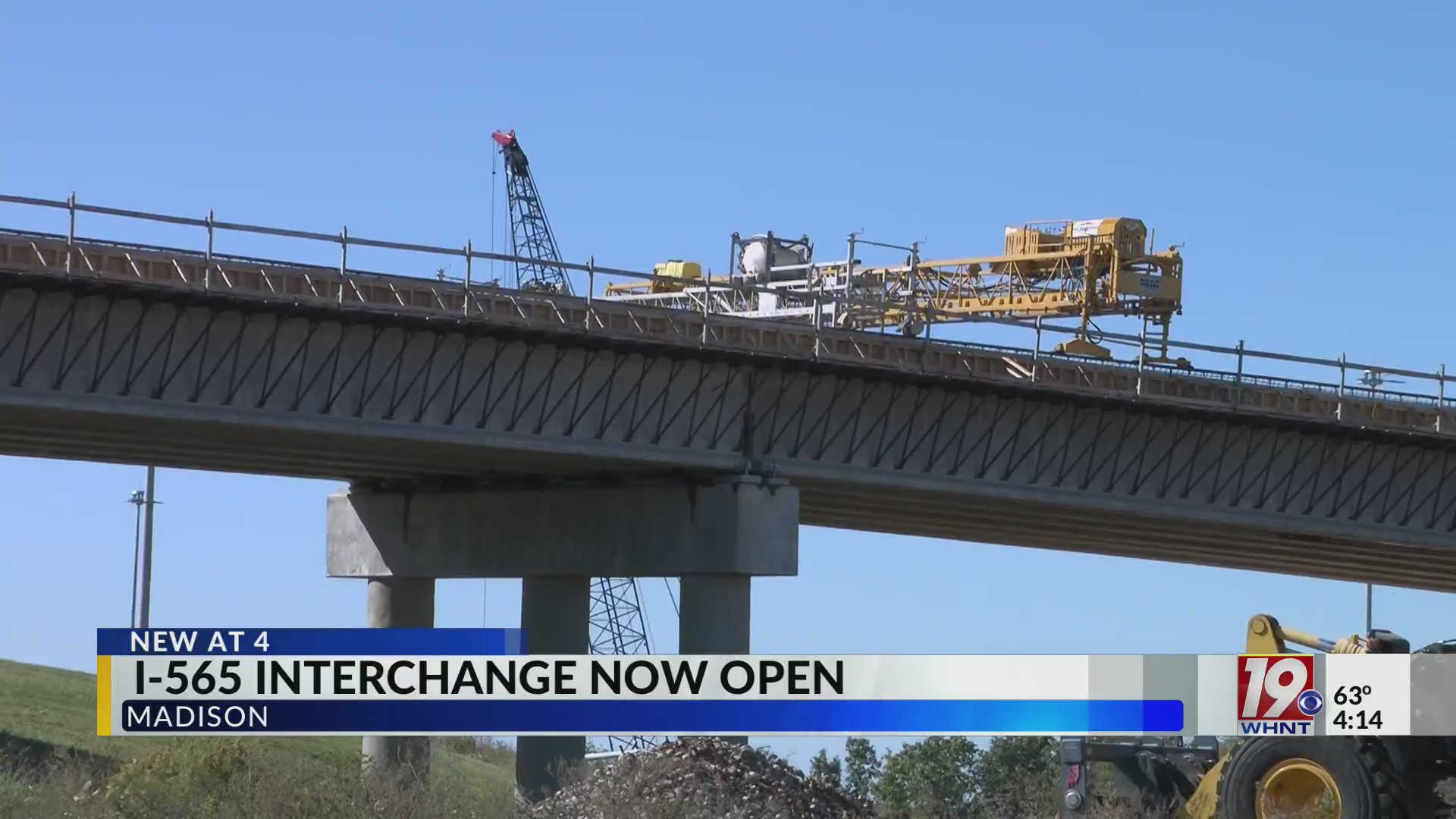 I-565 Interchange Now Open | March 21, 2025 | News 19 at 4 p.m.