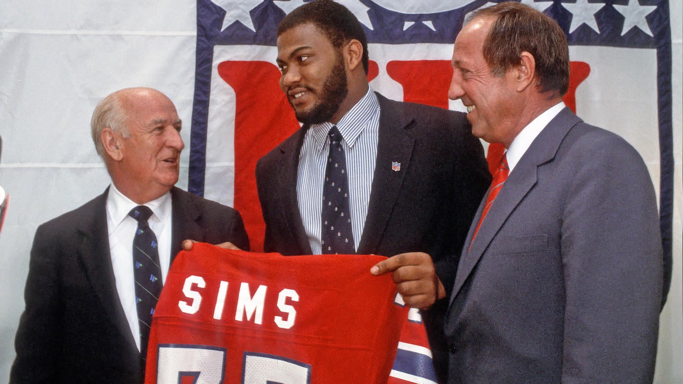 Kenneth Sims, former No. 1 overall pick of the Patriots and Texas pass ...