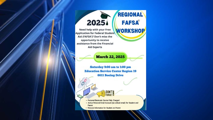 Learn about federal student aid during workshop