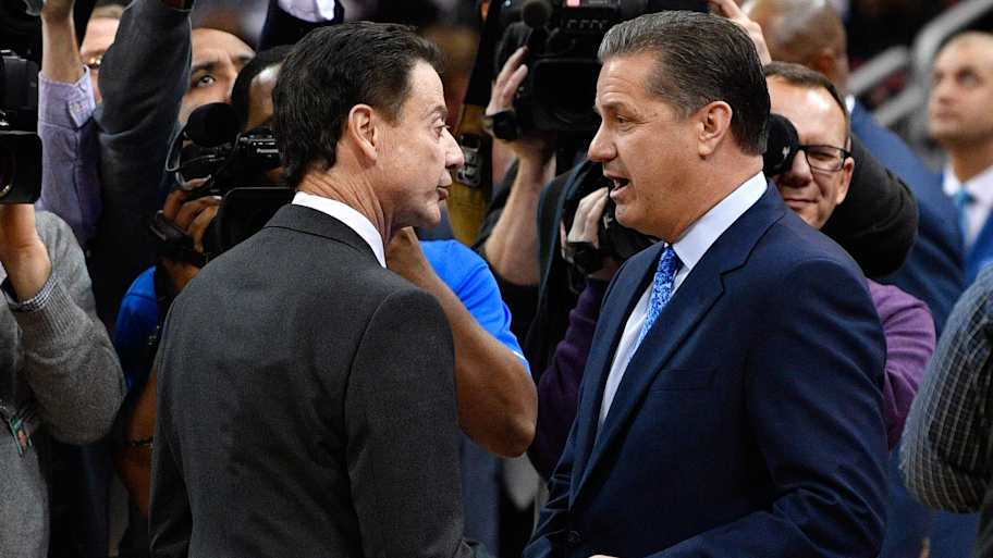 Rivals Rick Pitino, John Calipari Trade Hilarious Quotes Ahead of ...