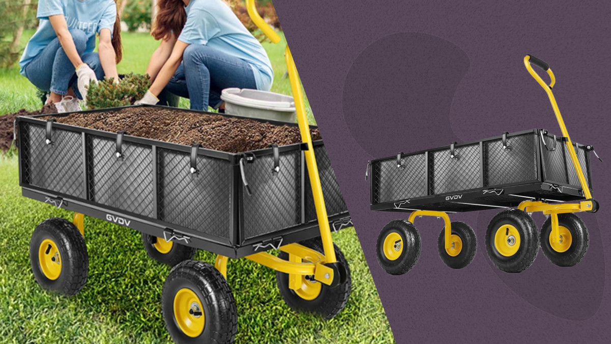 Walmart Is Selling a $200 Steel Garden Cart for $87, and It Makes Quick ...