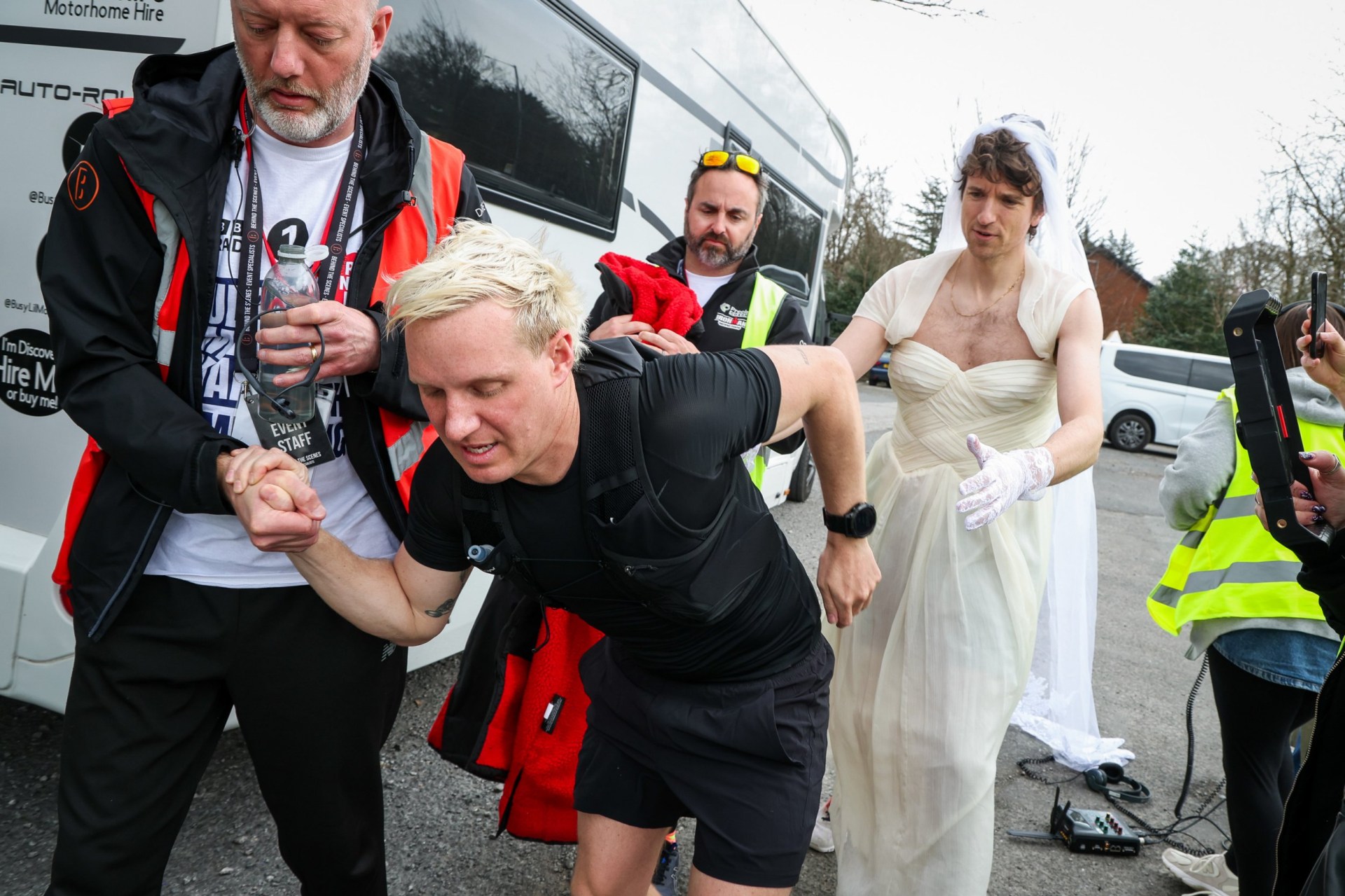 ‘Broken’ Jamie Laing in tears as he completes ultramarathon after ...