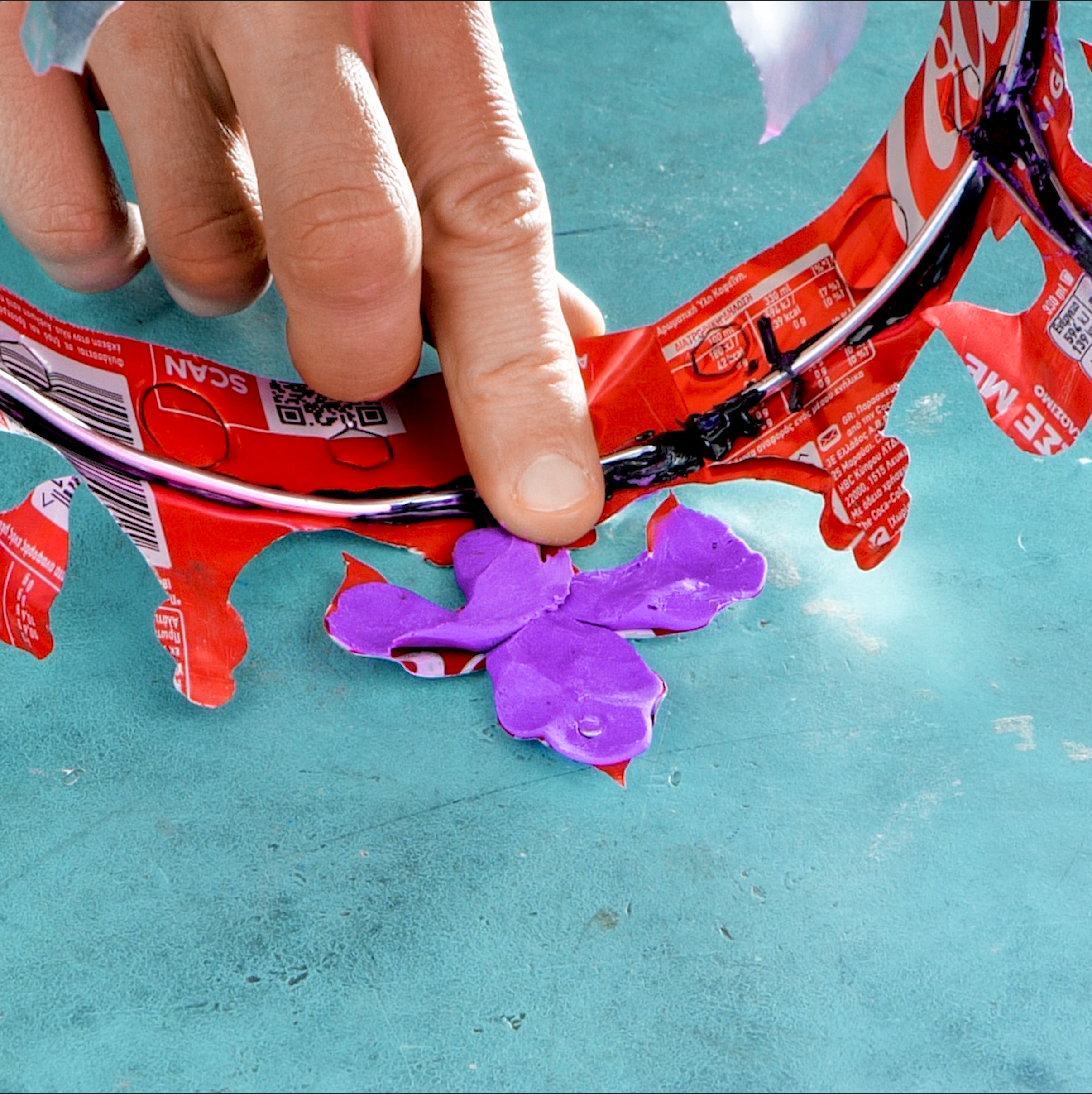 Crafting a Regal Crown from Recycled Cans