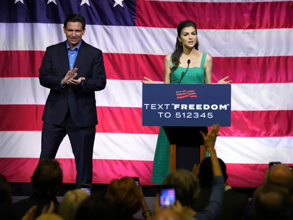 Ron DeSantis talks up wife Casey’s likely Florida gubernatorial run ...