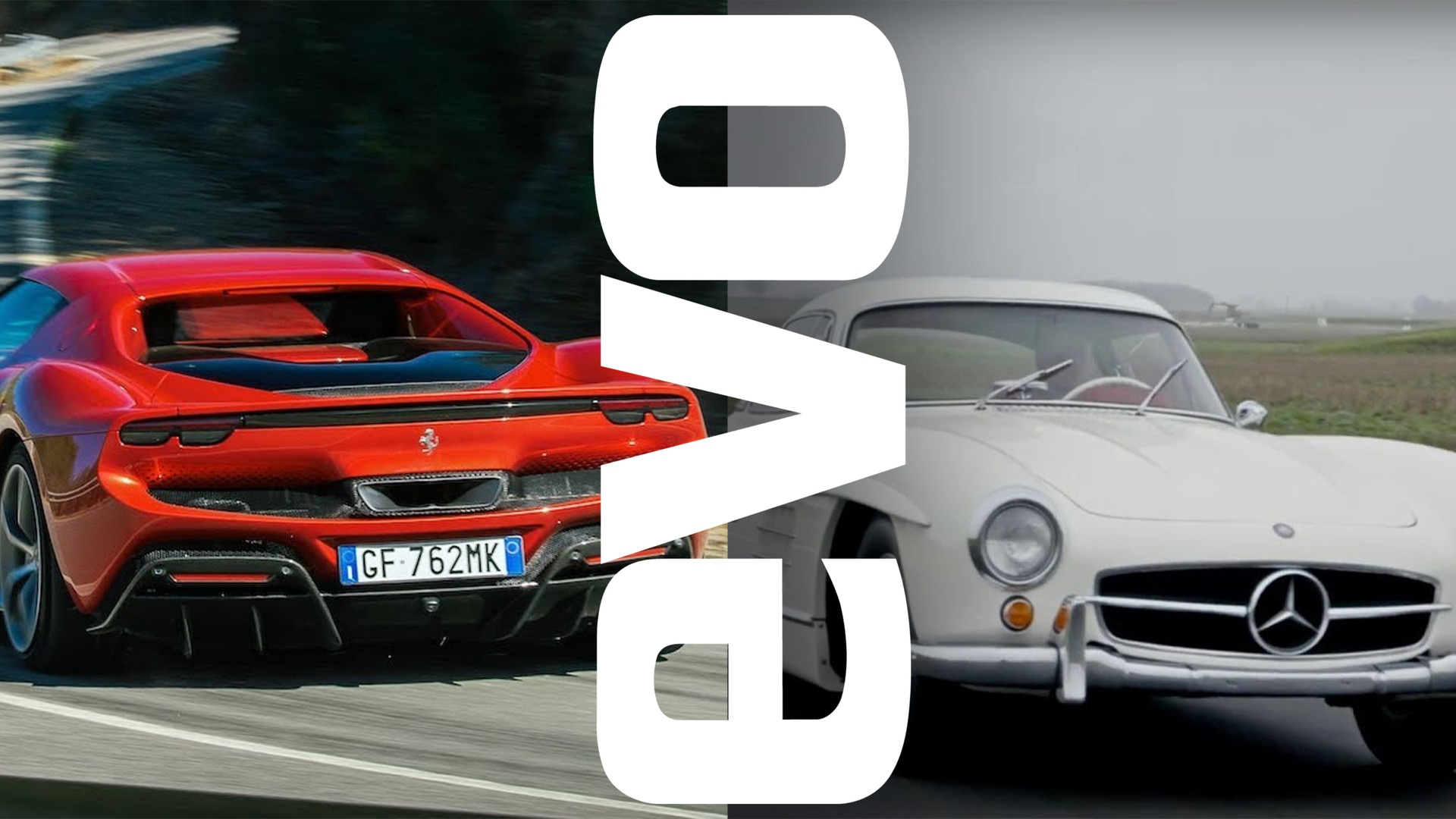 Ferrari 296 GTB vs Mercedes 300 SL Gullwing