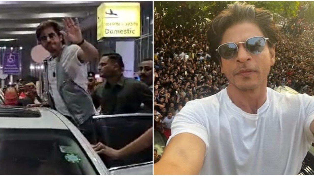 Shah Rukh Khan fans assemble at Kolkata airport as superstar makes ...