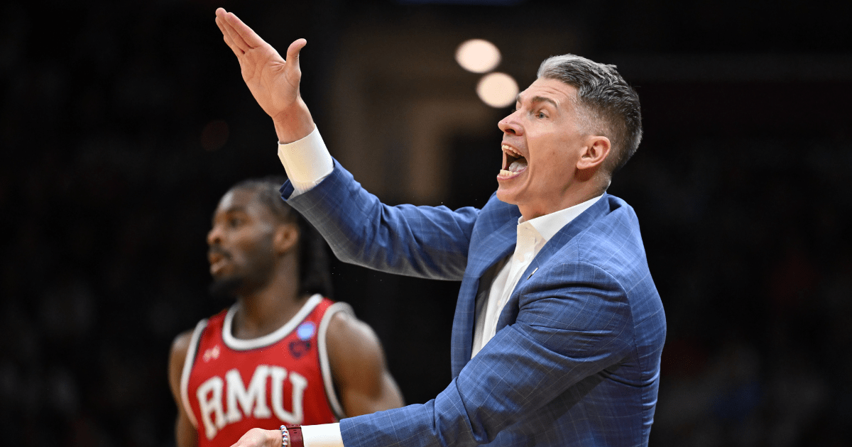 What Robert Morris coach Andrew Toole after NCAA Tournament loss to Alabama